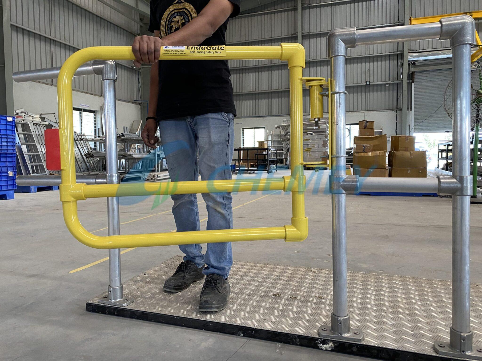 The Importance of Safety Gates in Enhancing Workplace Safety | Chemey